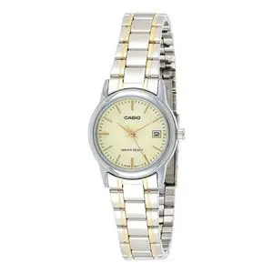 Casio Quartz Water Resistant Analog Watch - Gold