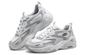 Sketchers Dlites Hyper Burst Athletic Sneakers - Grey/white