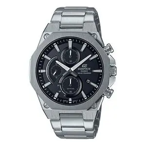 Casio Edifice Solar Powered Chronograph Watch - Black