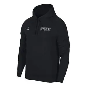JORDAN Pullover Hoodie - Black