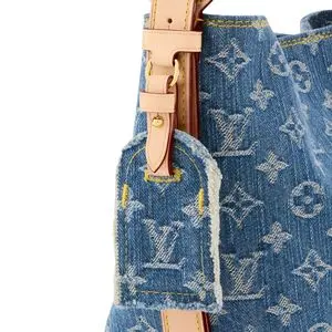 LOUIS VUITTON All In Bb Monogram Denim Bucket Bag