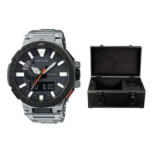 Casio Pro Trek Series Analog Watch With Sapphire Crystal - Black