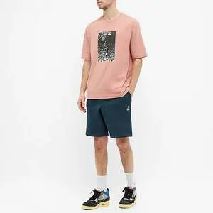 JORDAN X Union La Embroidered Logo Sports Shorts - Blue