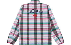 Adidas Originals X Noah Water Repellent Plaid Running Jacket