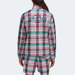 Adidas Originals X Noah Water Repellent Plaid Running Jacket