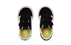 VANS Old Skool V Toddler Rainbow Checkerboard Sneakers - Multi-color