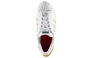 Adidas Superstar J Gold Tone Sneakers