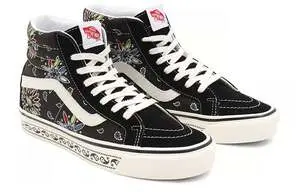 VANS Factory Sk8-hi 38 Dx Paisley High Top Sneakers - Black/multi-color