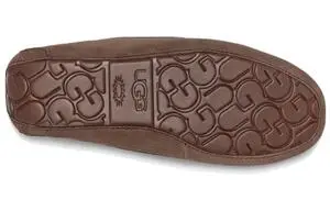 UGG Ansley Suede And Sheepskin Slippers - Brown