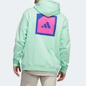 Adidas Solid Color Hooded Pullover Long Sleeve Hoodie