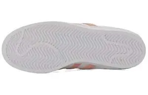 Adidas Superstar Low Top Sneakers - White/orange