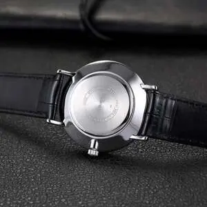 Casio Analog Dress Watch With Leather Strap