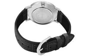 Casio Analog Dress Watch With Leather Strap
