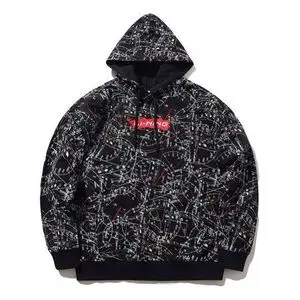 LI-NING Printed Pullover Hoodie