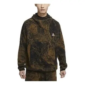 Nike Therma-fit Wolf Tree Suede Printing Sports - Brown