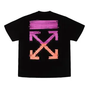 Off-White Gradient Marker Arrow Short Sleeve Tee - Black