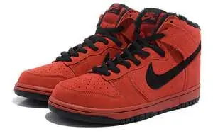 Nike Dunk High Pro "sport " Sneakers - Red