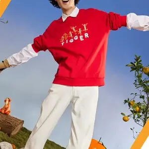 LI-NING X Disney Crossover Series Pullover - Red