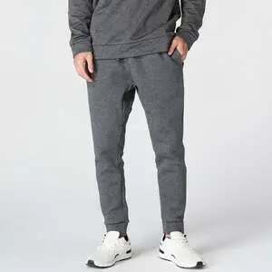 Nike Alphabet Fleece Lined Stay Warm Knit Sports Pants Gray - Grey