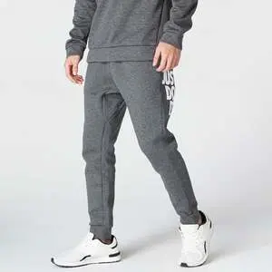 Nike Alphabet Fleece Lined Stay Warm Knit Sports Pants Gray - Grey