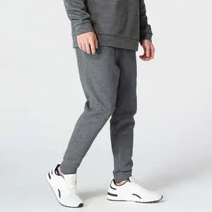 Nike Alphabet Fleece Lined Stay Warm Knit Sports Pants Gray - Grey