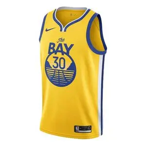 Nike Golden State Warriors Nba Swingman Jersey - Yellow