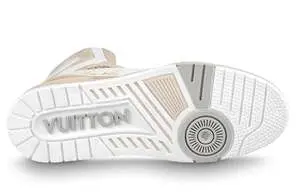 LOUIS VUITTON High Top Sneakers - White/beige/grey
