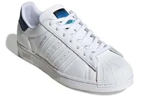 Adidas Originals Superstar Lace Up Sneakers - Dark Blue/white