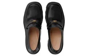 Gucci Interlocking G Lug Sole Loafers