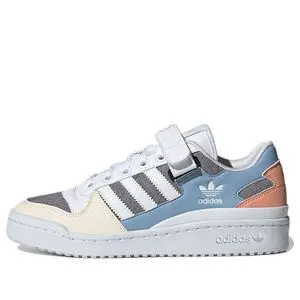 Adidas Originals Forum Low Sneakers - White/blue/gray