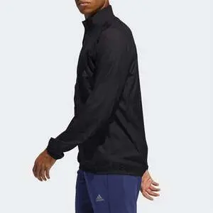 Adidas Logo Print Casual Running Stand Collar Jacket