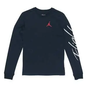 JORDAN Air Flight Long Sleeve Top - Black