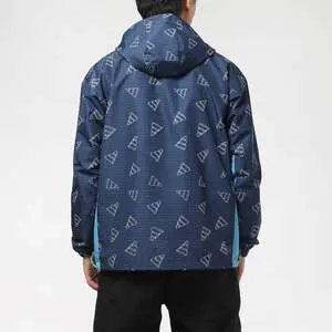 Adidas Logo Print Hooded Jacket
