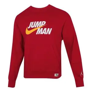 JORDAN Jumpman Pullover Sweatshirt - Red