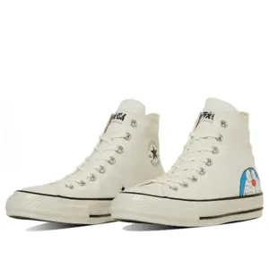 CONVERSE X Doraemon Chuck Taylor All Star Aged Fp Hi Sneakers - Off White