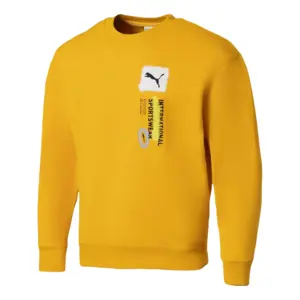 PUMA Logo International Sportswear Sweatshirt - Yellow