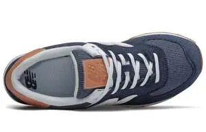 NEW BALANCE 574 "natural Indigo Mahogany" Lace-up Sneakers - White/blue/brown