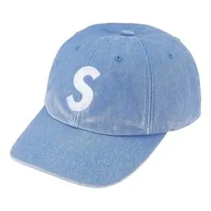 Supreme Ss26 Pigment Coated S Logo 6-panel - Light Blue