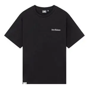 NEW BALANCE Casual Tee Asia Sizing 'black White - Black/white