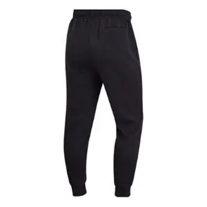 JORDAN Logo Printing Fleece Lined Stay Warm Drawstring Bundle Feet Sports Pants/trousers/joggers Black - Default Color