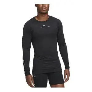 Nike X Nocta Drake Alphabet Printing Long Sleeve T-shirt - Black