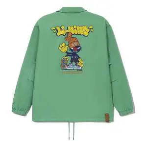 LI-NING X Persue Cartoon Graphic Long Sleeve Jacket - Green