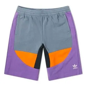 Adidas Originals Colorblock Sports Shorts - Gray