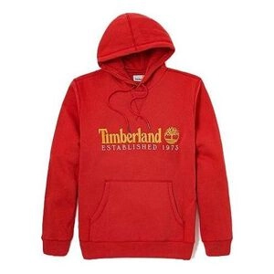 Timberland 50th Anniversary Drawstring Hoodie - Red/yellow