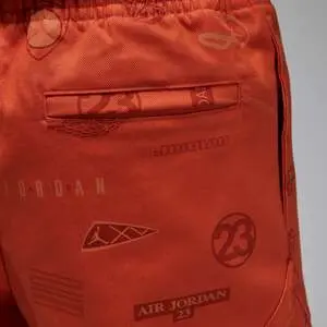 JORDAN Flight Heritage All-over Print Shorts - Light Sienna