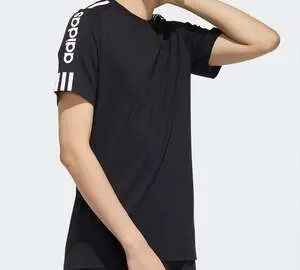 Adidas Neo Round Neck Short Sleeve T-shirt - Black