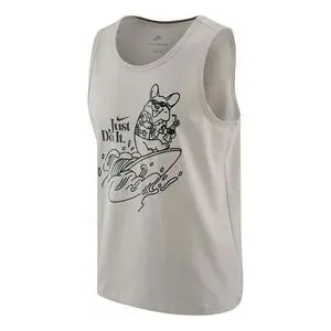 Nike Just Do It" Graphic Tank Top - Grey/multi-color