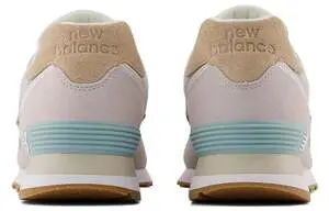 NEW BALANCE 574 "grey Aqua Gum" Athletic Sneakers - Gray/blue
