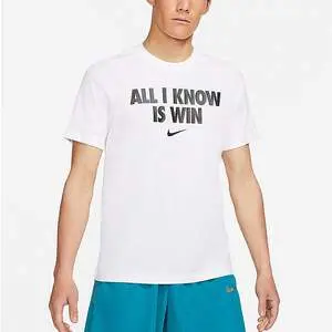 Nike Short Sleeve "all I Know Is Win" Graphic T-shirt