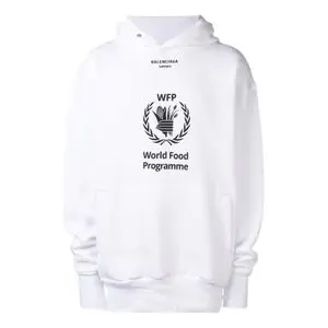 Balenciaga X World Food Programme Hoodie - White/black